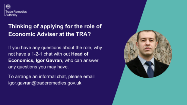 Current Vacancies at The TRA – Trade Remedies Authority